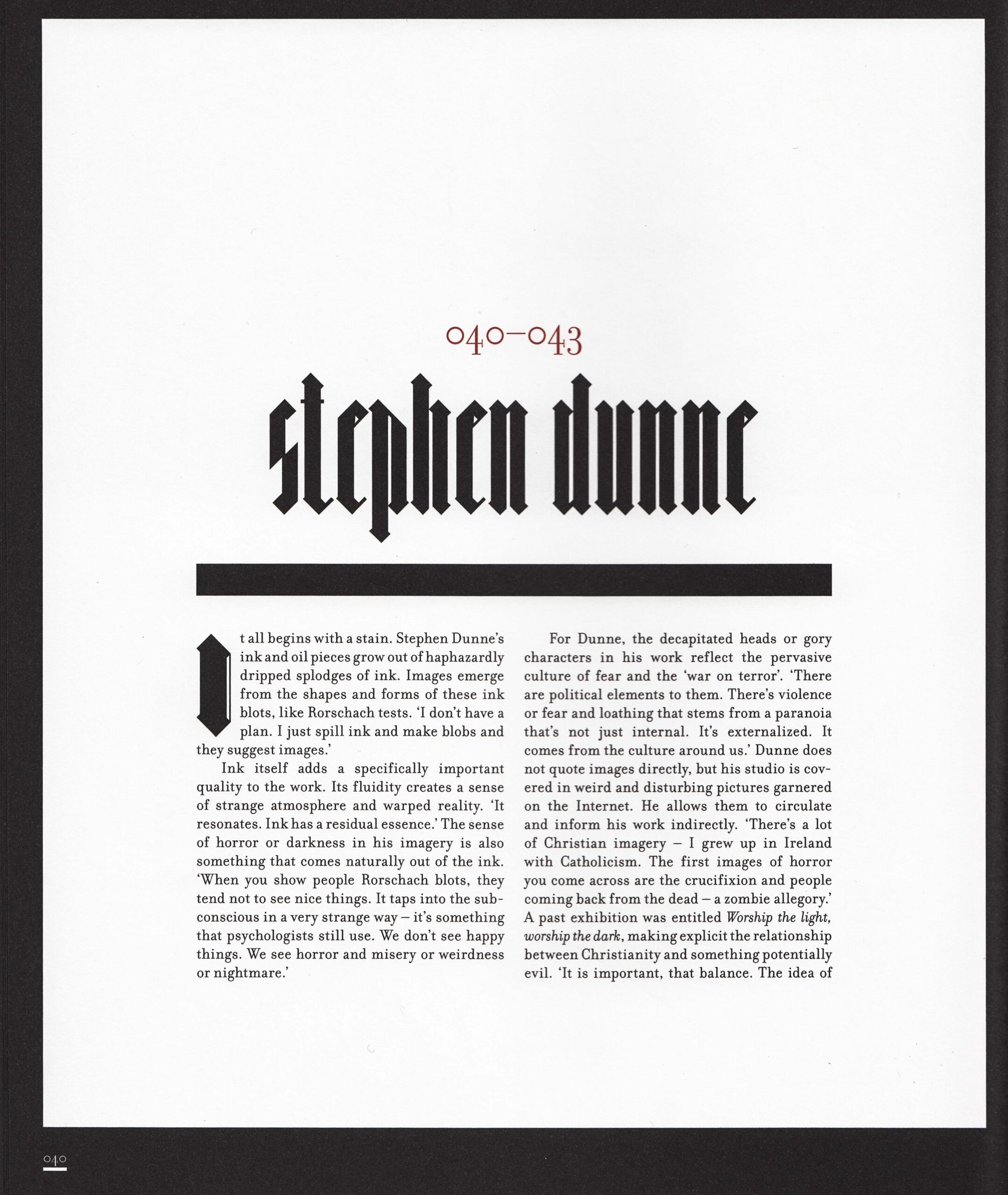 news « Stephen Dunne