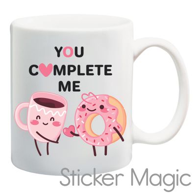 Mug - You Complete Me - Sticker Magic