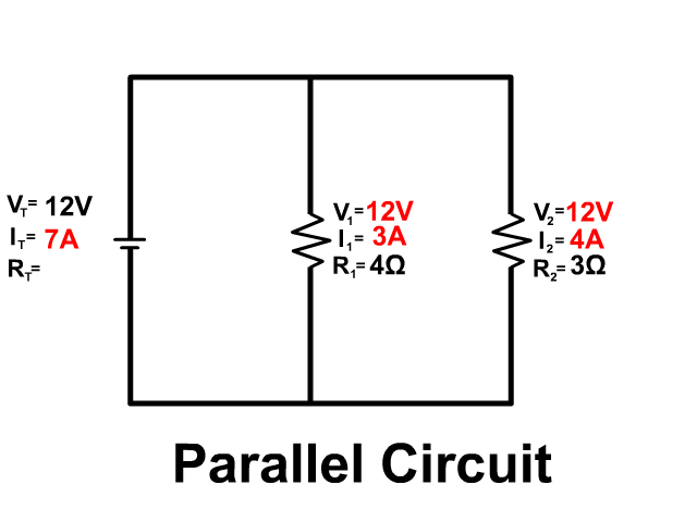 Parallel Circuit Example Problems With Solutions » Wiring Diagram