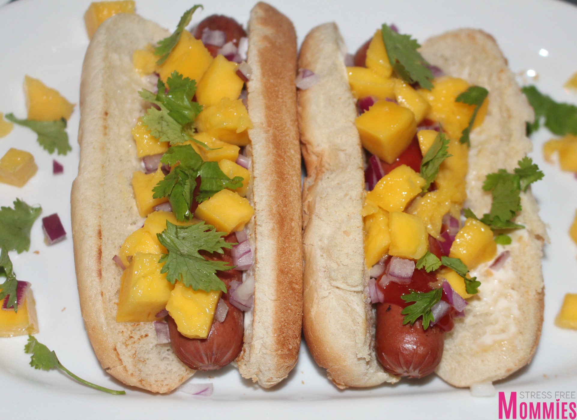 Super easy Caribbean hot dogs - Stress Free Mommies