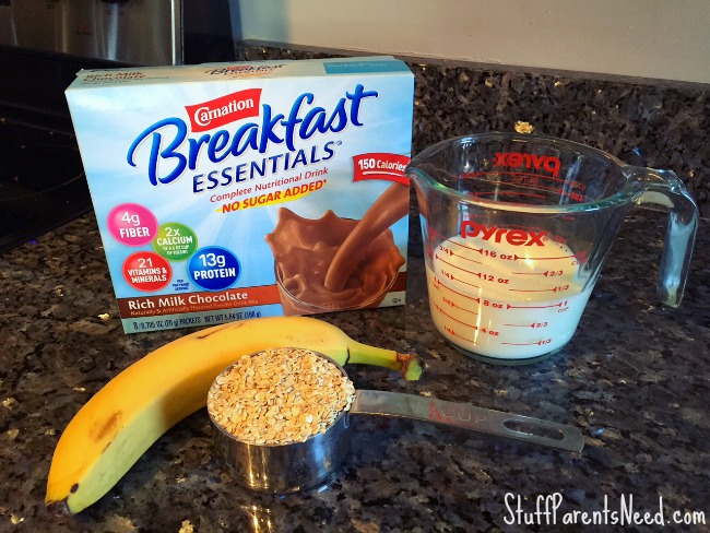 Chocolate Oatmeal Recipe for Busy Mornings: Monkey Business!