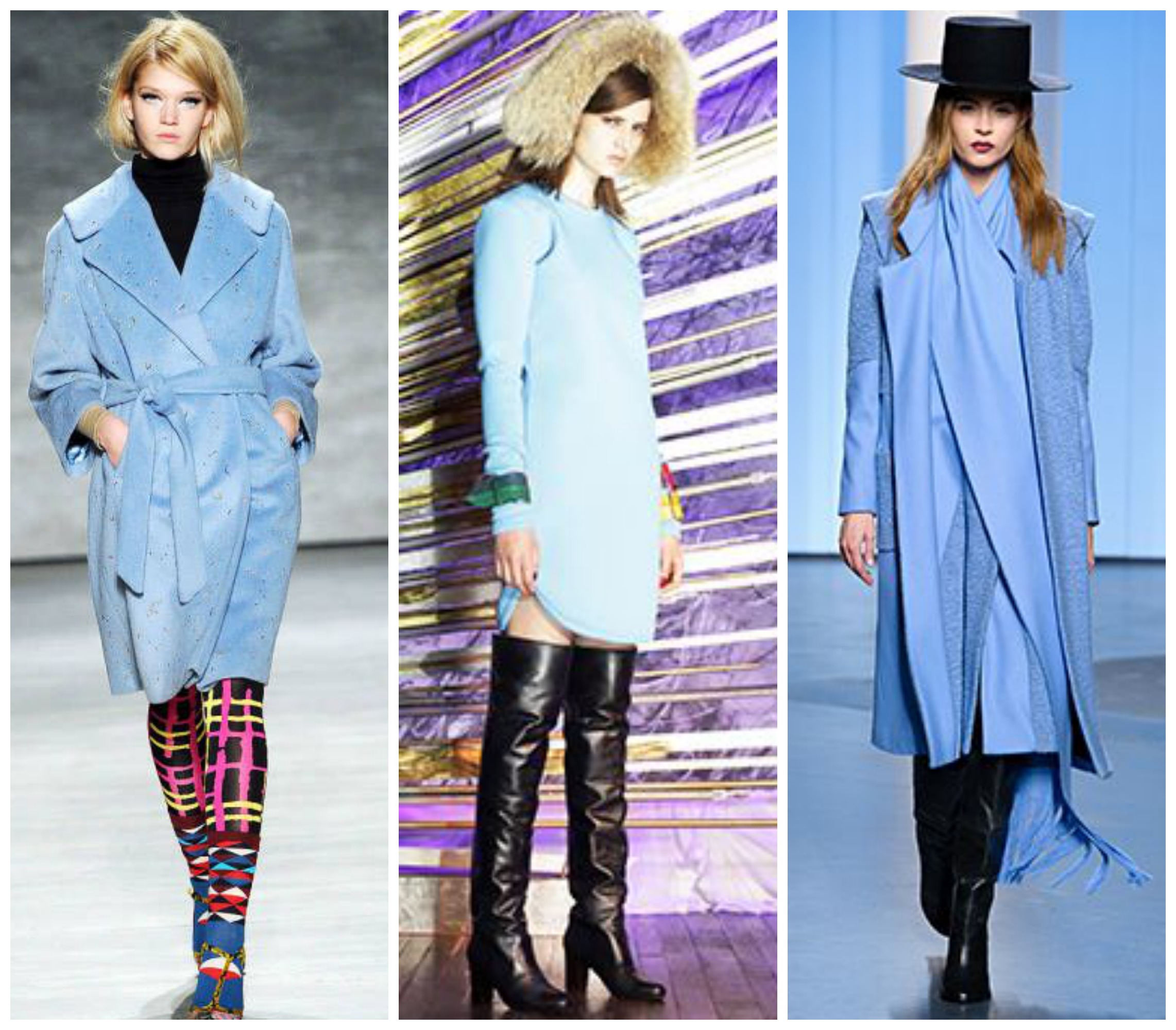 Obsessed: Pastel Blue Coats - Style Context
