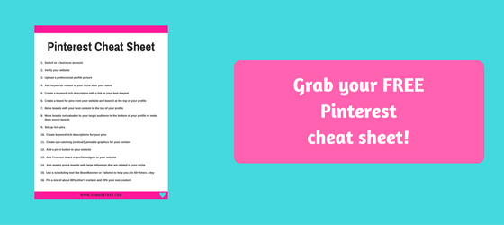 10 Pinterest Tips For Beginners | Plus a free Pinterest cheat sheet ...