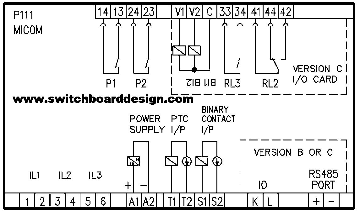 Overcurrent Relay Block P111 - Switchboard Design