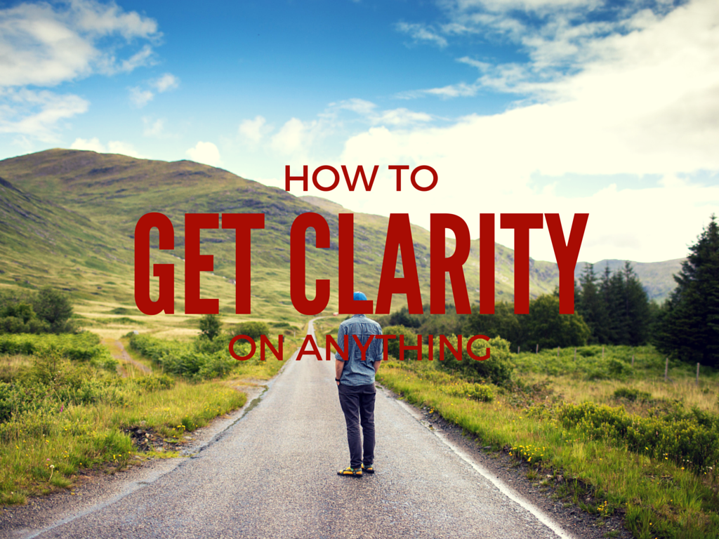 How to Get Clarity on Anything in Your Life - Tascha Labs