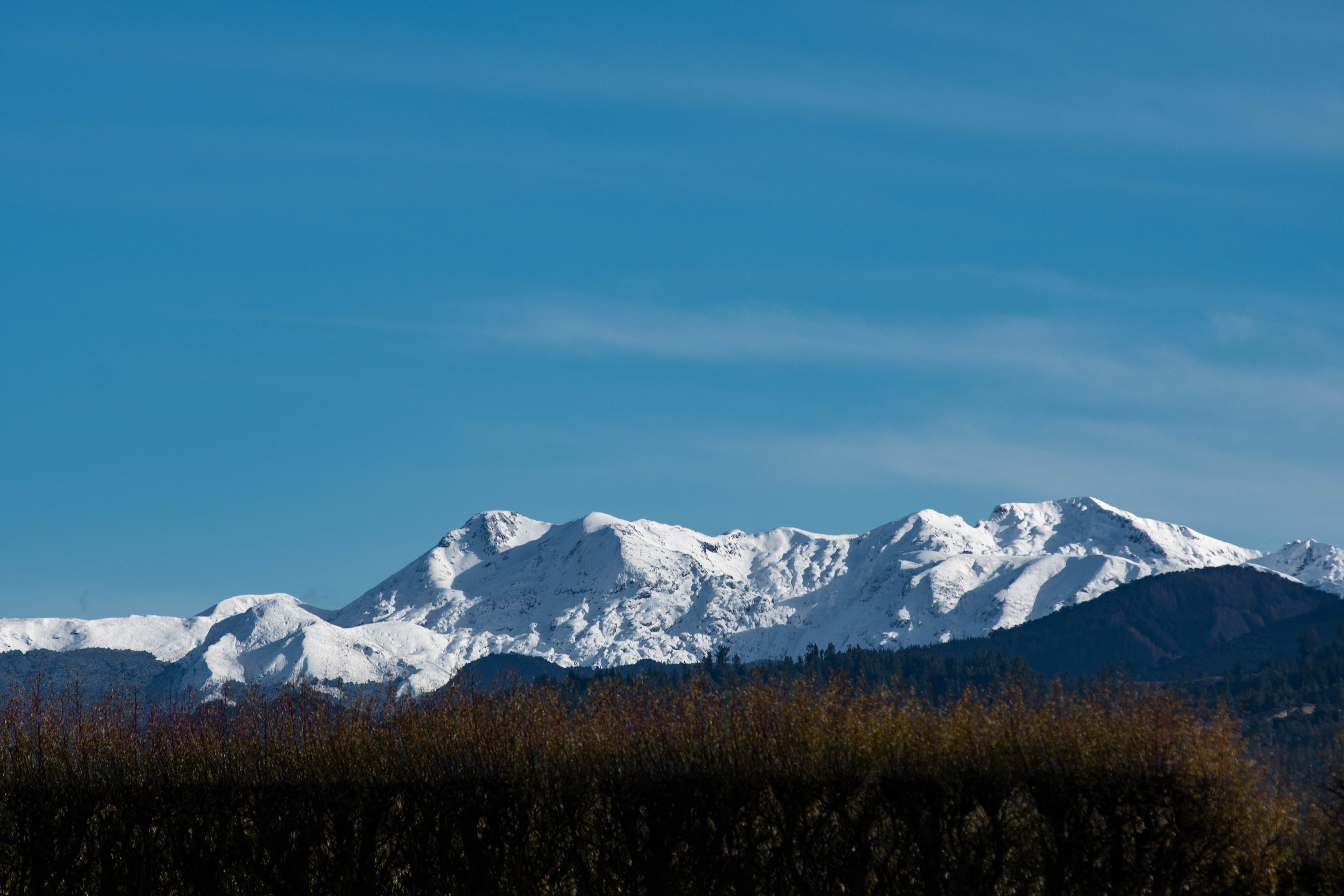 Mt Arthur has its winter coat on