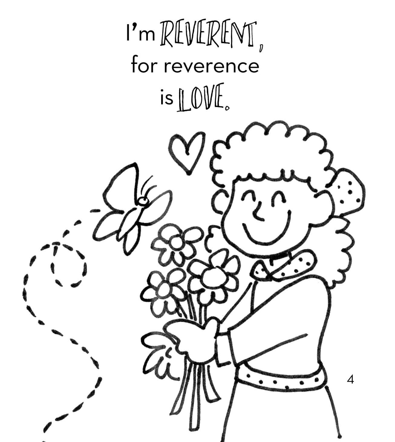 Reverence Coloring Page Coloring Pages