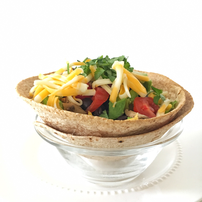 Homemade Taco Bowls Recipe