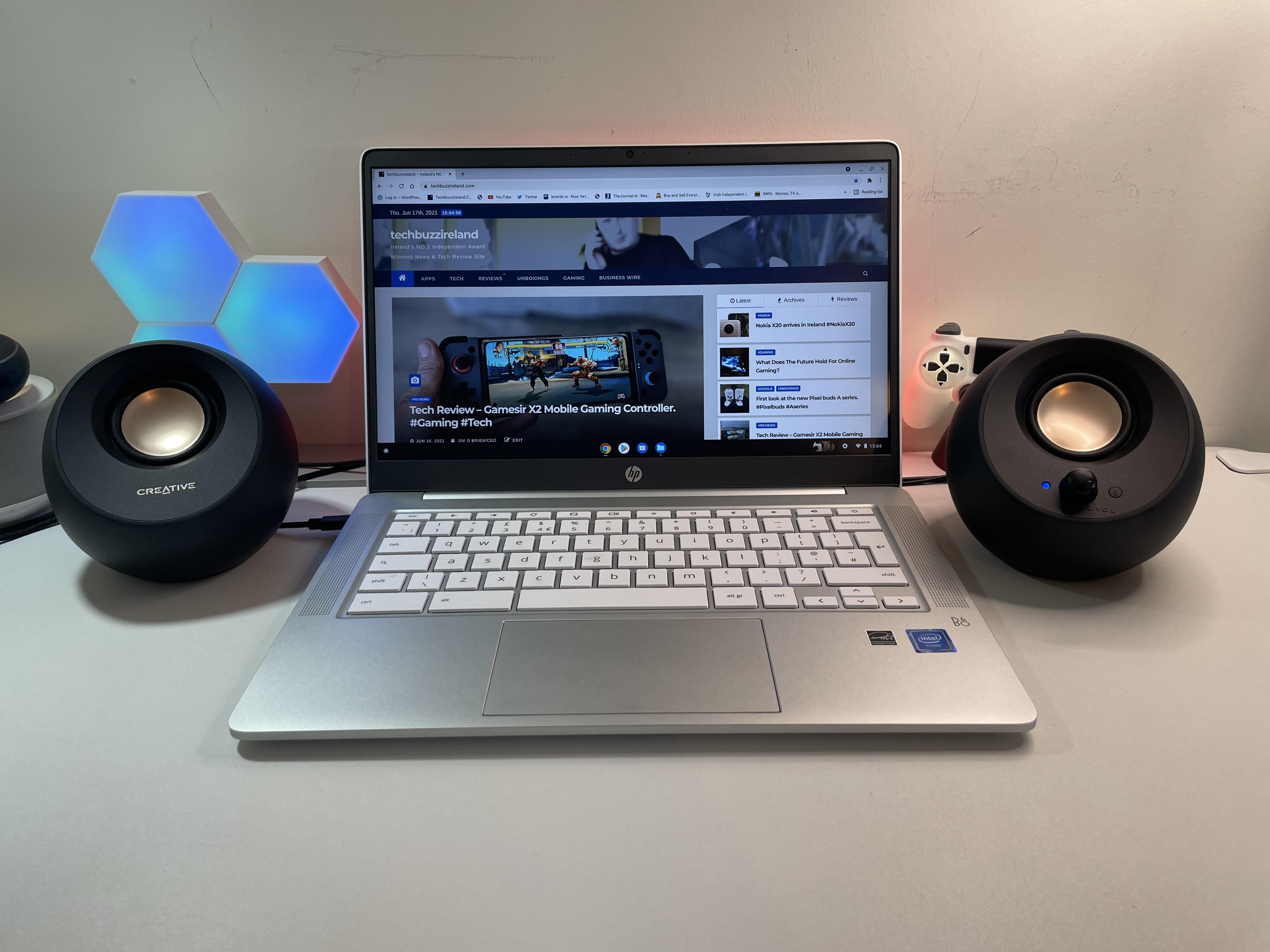 Tech Review - Creative Pebble V3 USB-C bluetooth speakers. #Creative # ...