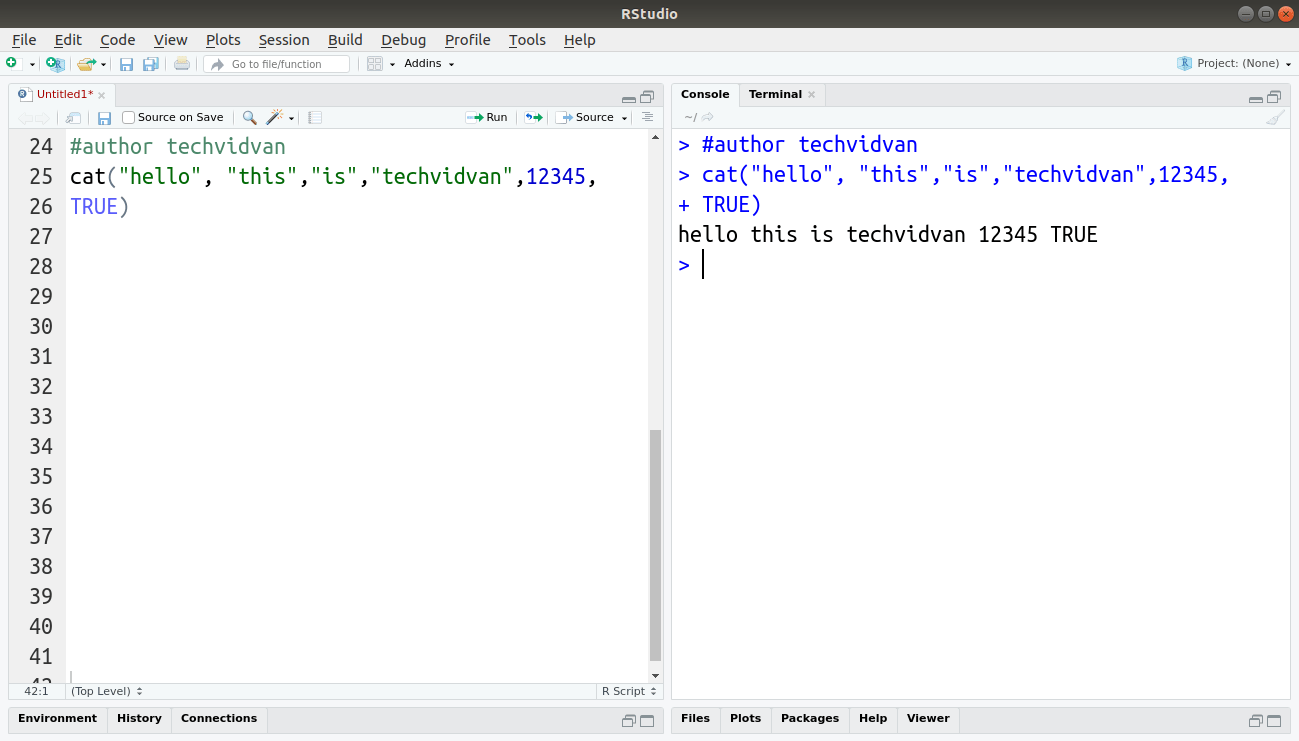Input And Output Functions In R Scan Cat Writetable Techvidvan