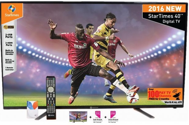 StarTimes Launches a 40-Inch LED TV with In-Built Decoders in Kenya