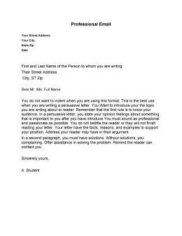 How To Write A Formal Email Sample Aitken Words