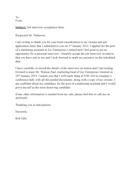 How To Reply Interview Invitation Email Invitationolivia09