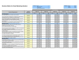 Go No Go Decision Template Excel Kayra Excel
