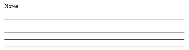 Adding lines for taking handwritten notes in LaTeX – texblog