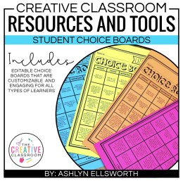 Free Editable Choice Board Templates Printable Word Searches