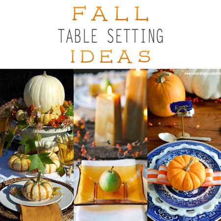 Fall Table Setting Ideas - The Cottage Market