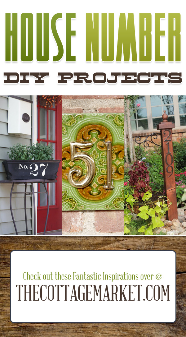 House Number DIY Projects - The Cottage Market