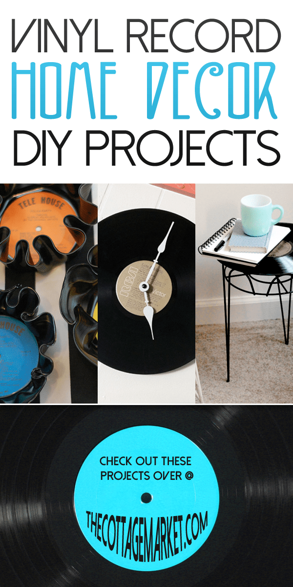 Vinyl Record Home Decor DIY Projects - The Cottage Market