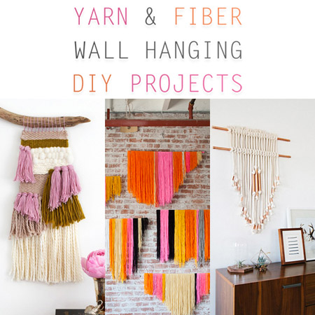 Yarn and Fiber Wall Hanging DIY Projects - The Cottage Market