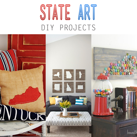 State Art DIY Projects - The Cottage Market