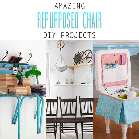 Amazing Repurposed Chair DIY Projects - The Cottage Market