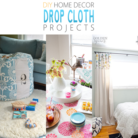 DIY Home Decor Drop Cloth Projects - The Cottage Market