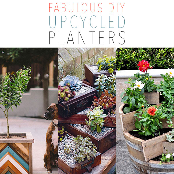 Fabulous DIY Upcycled Planters - The Cottage Market
