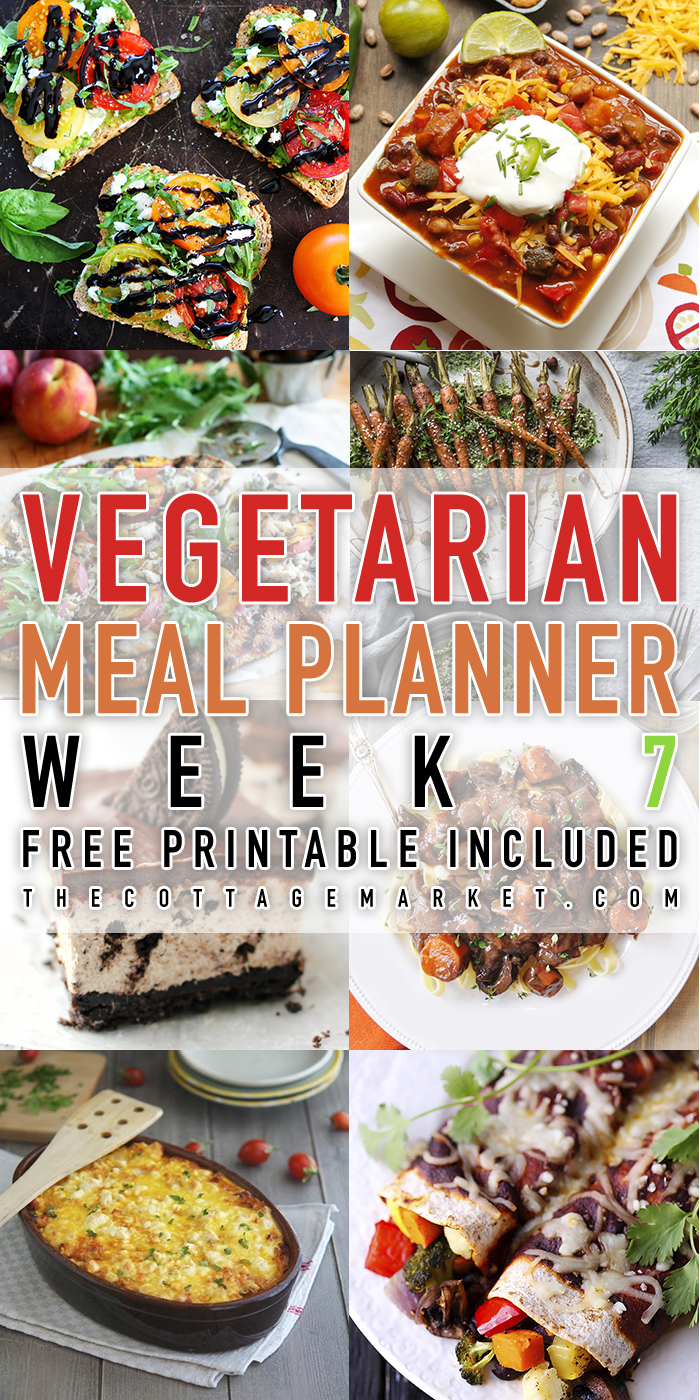 Vegetarian Meal Planner Week 7 - The Cottage Market