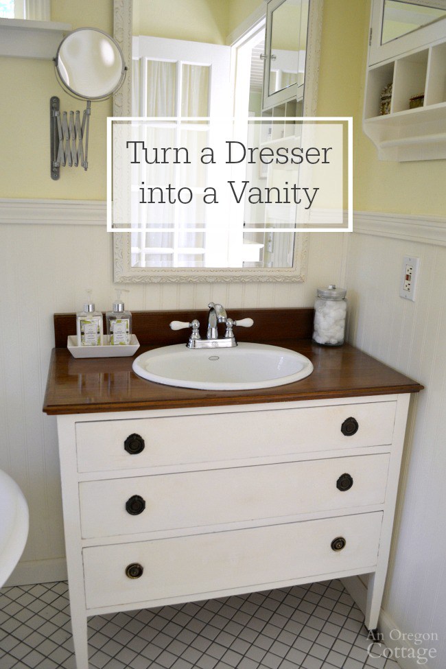 DIY Farmhouse Bathroom Vanity Ideas | The Cottage Market