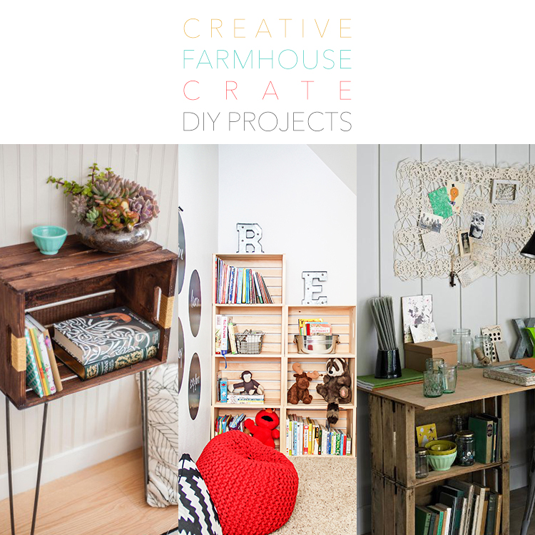 Creative Farmhouse Crate DIY Projects - The Cottage Market