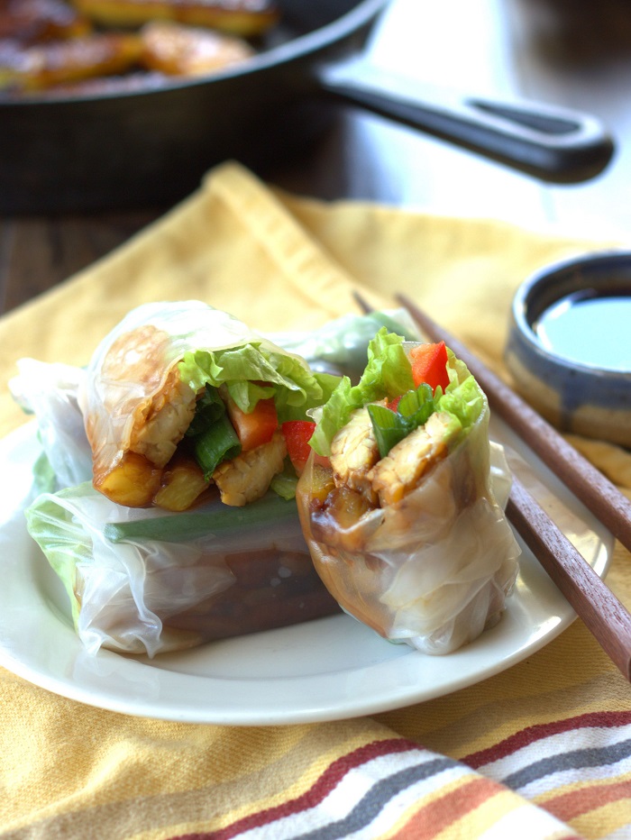 A Rainbow of Spring Rolls for Meatless Mondays - The Cottage Market