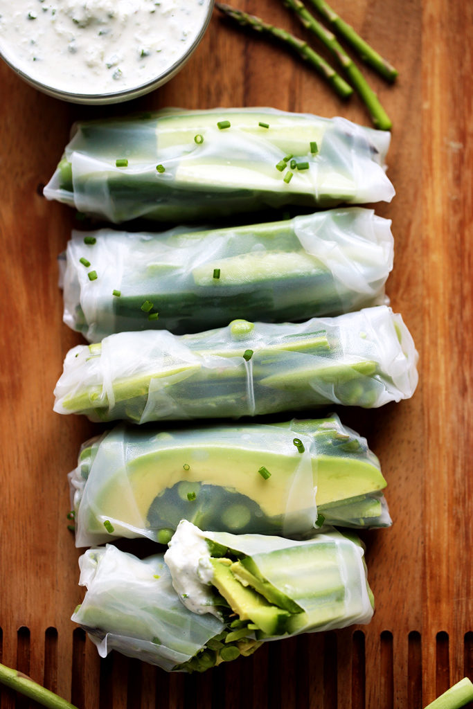 A Rainbow of Spring Rolls for Meatless Mondays - The Cottage Market