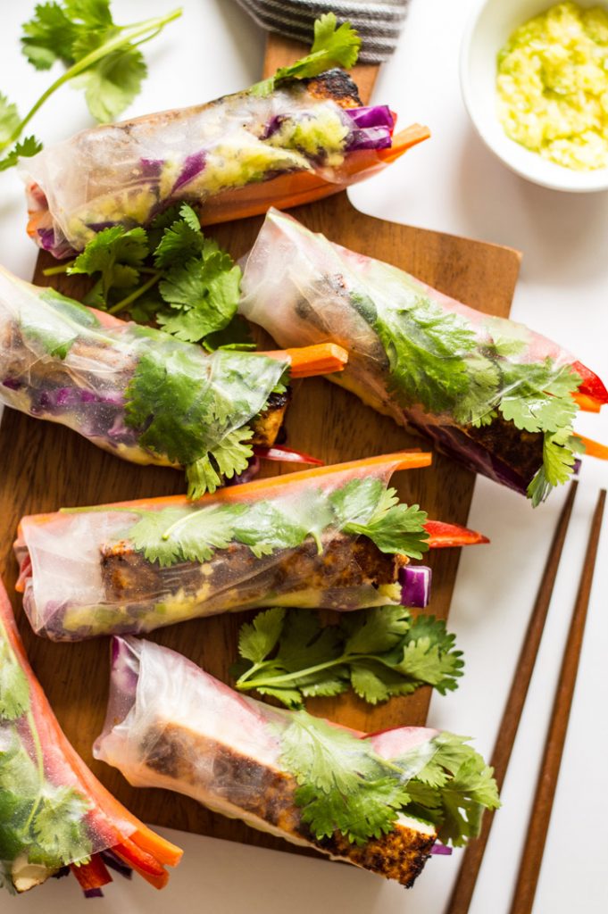 A Rainbow of Spring Rolls for Meatless Mondays - The Cottage Market