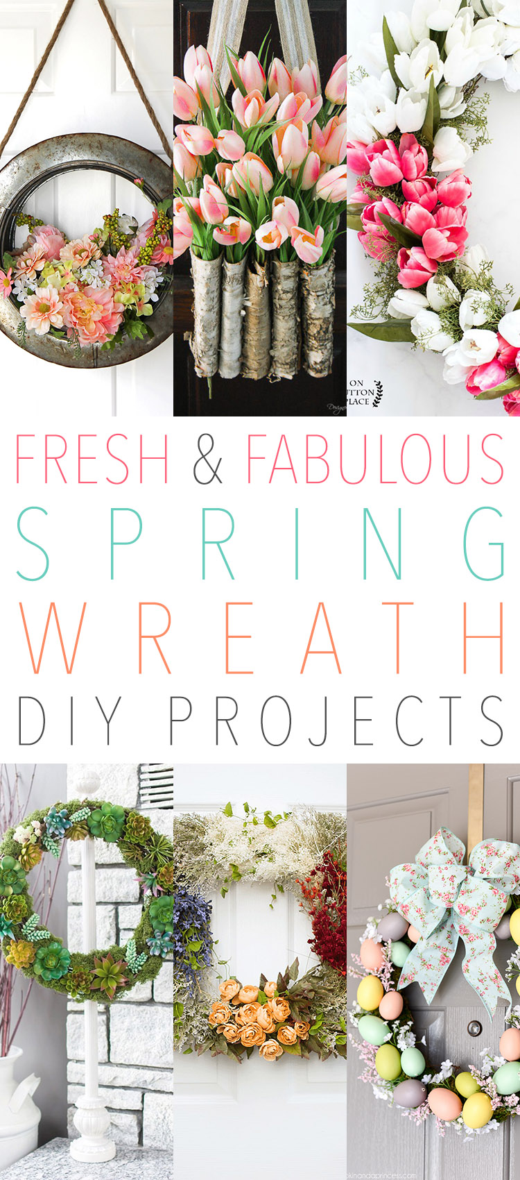 Fresh and Fabulous Spring Wreath DIY Projects - The Cottage Market