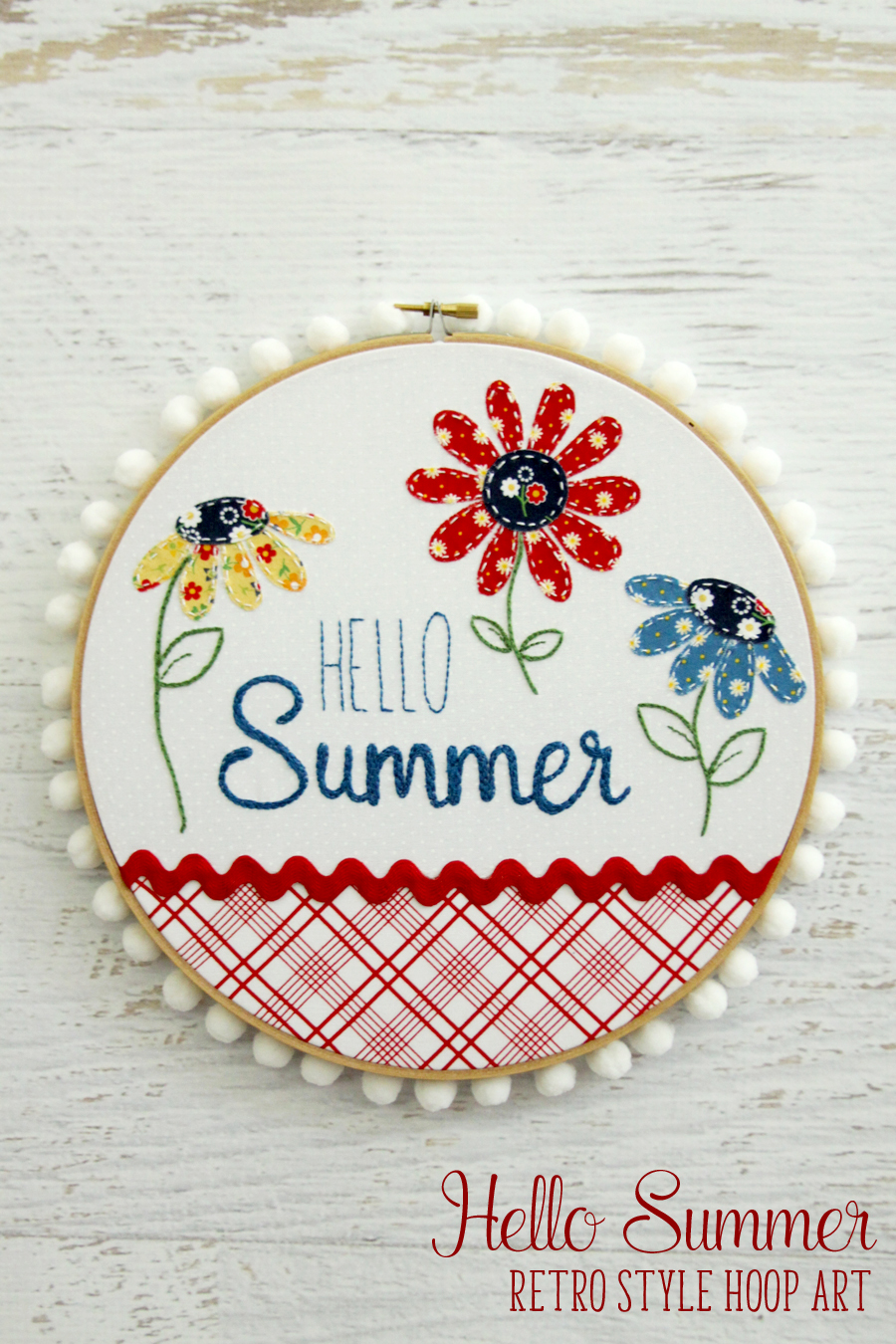 15 Fabulously Imaginative Embroidery Hoop DIY Projects - The Cottage Market