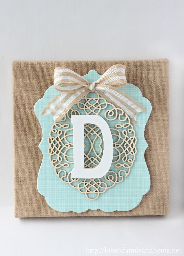 25 Marvelous DIY Monograms You Need To Make Now!! - The Cottage Market