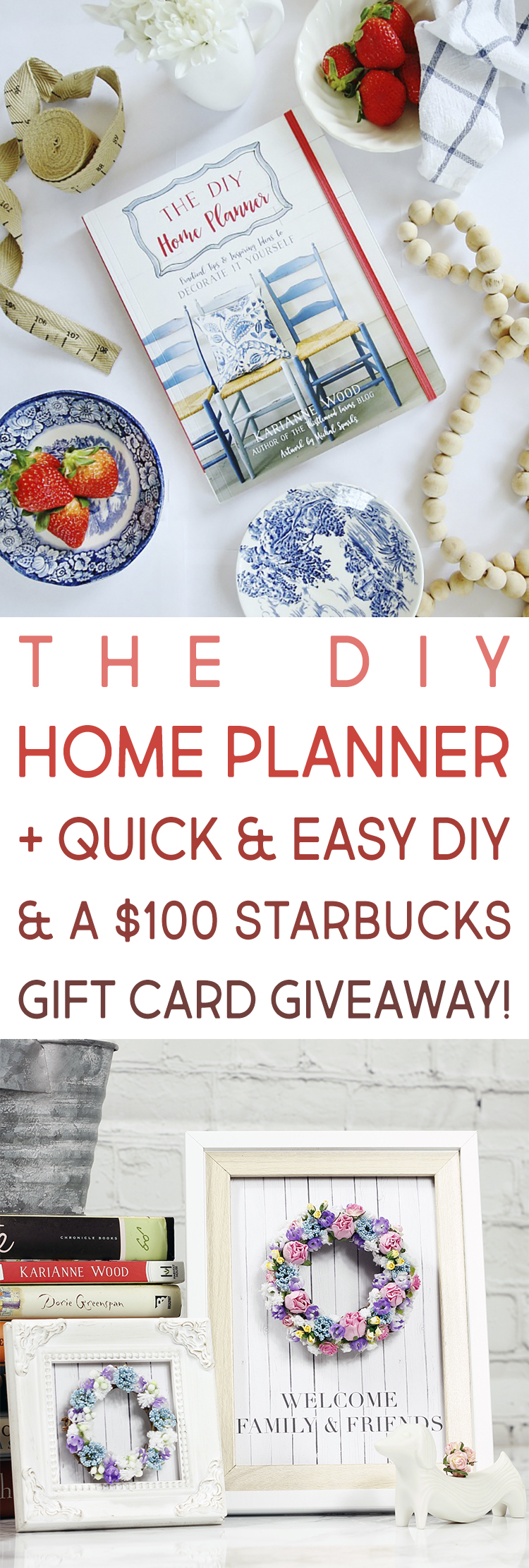 The DIY Home Planner + A DIY + A Giveaway - The Cottage Market