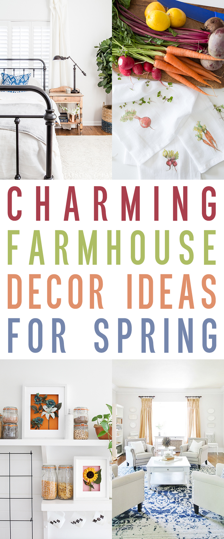 Charming Farmhouse Decor Ideas For Spring - The Cottage Market