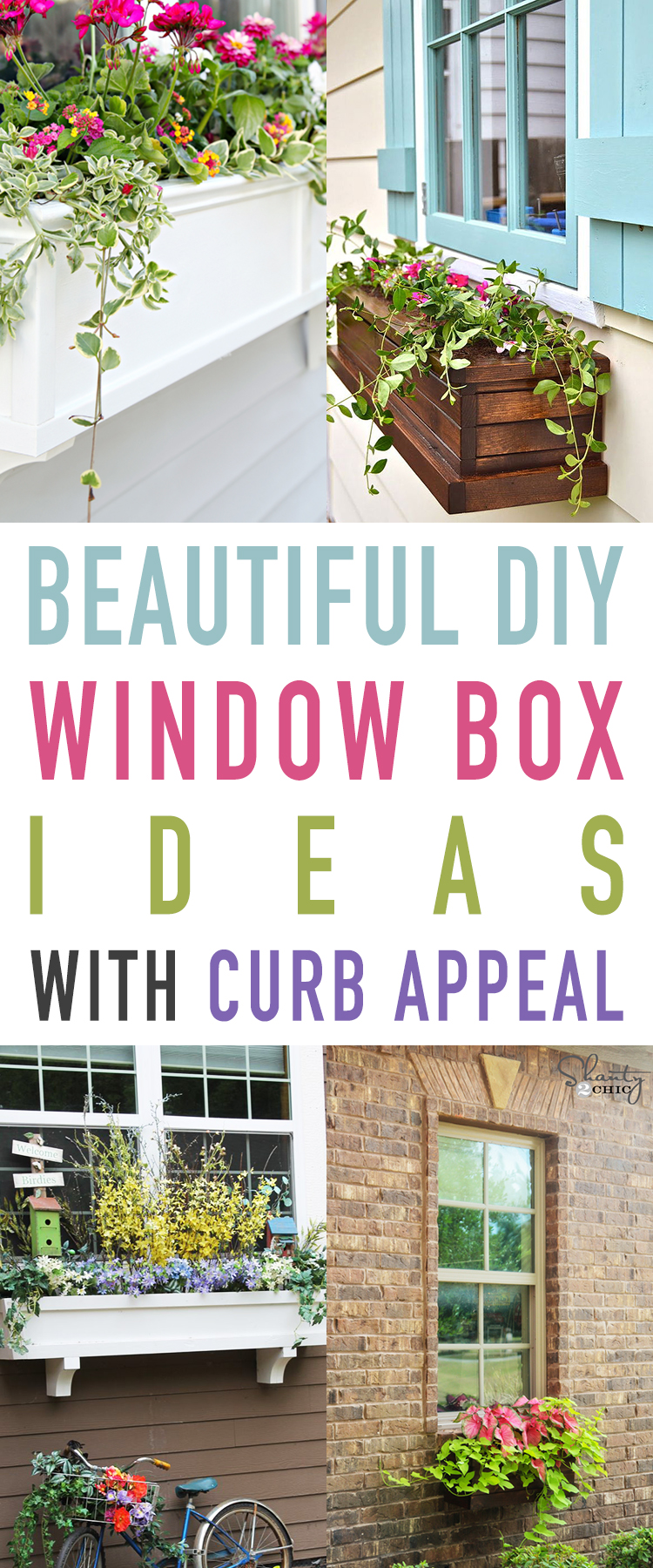 Beautiful DIY Window Box Ideas with Curb Appeal - The Cottage Market