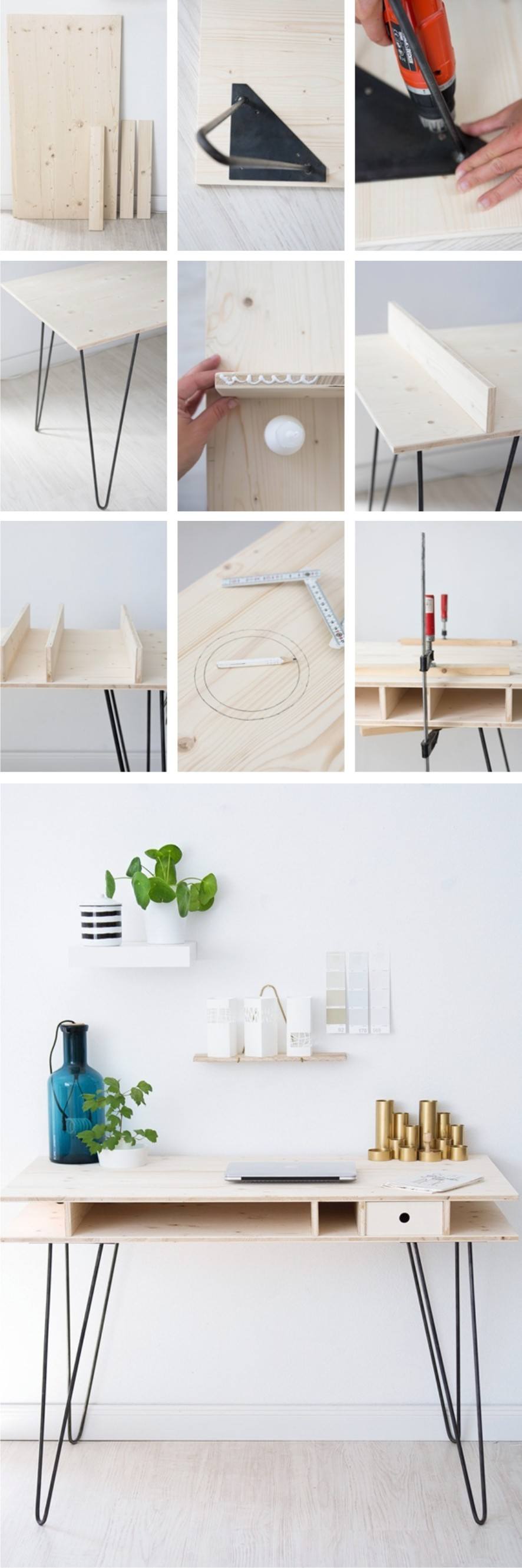 Fabulous and Functional Farmhouse DIY Desks - The Cottage Market