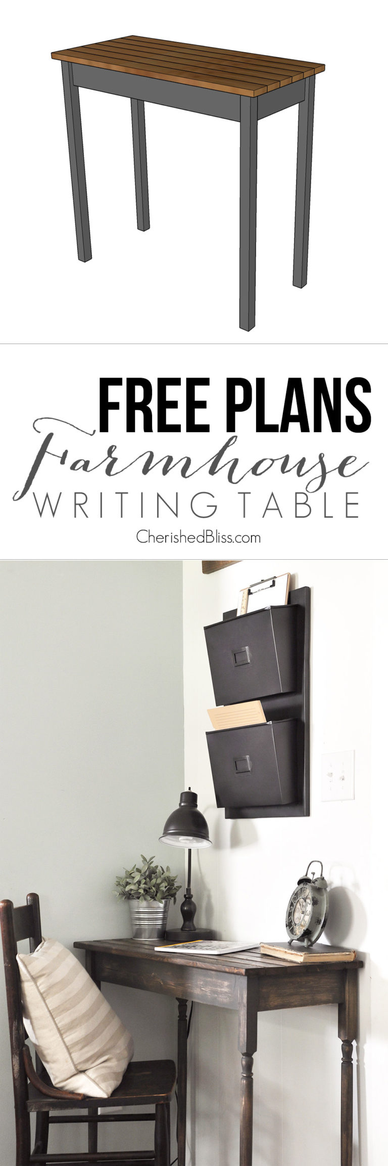 Fabulous and Functional Farmhouse DIY Desks - The Cottage Market