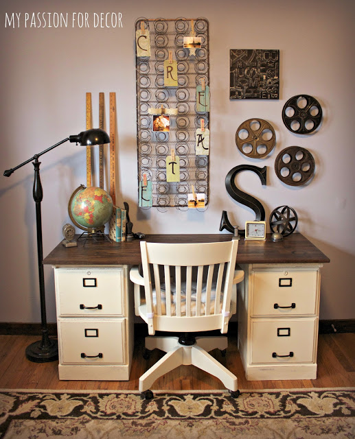 Fabulous and Functional Farmhouse DIY Desks - The Cottage Market