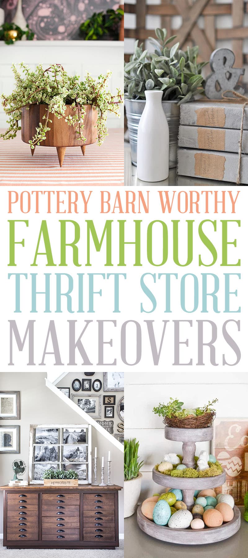 Farmhouse Pottery Barn Thrift Store Makeovers | The Cottage Market