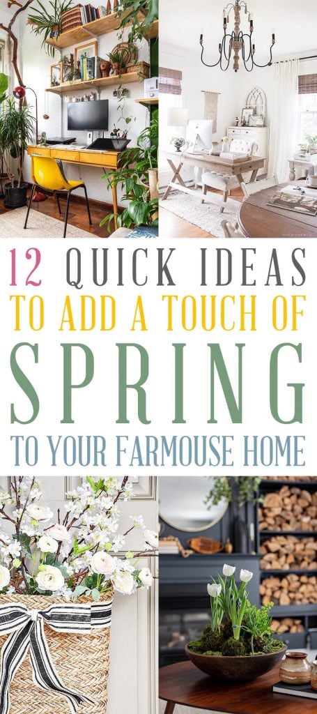 12 Quick Ideas That Will Add A Touch Of Spring To Your Farmhouse Home ...