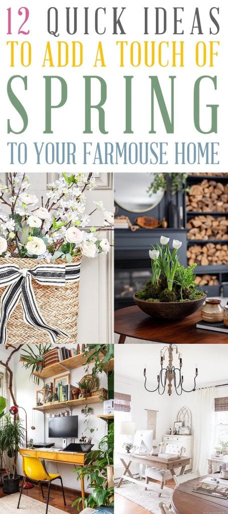 12 Quick Ideas That Will Add A Touch Of Spring To Your Farmhouse Home ...