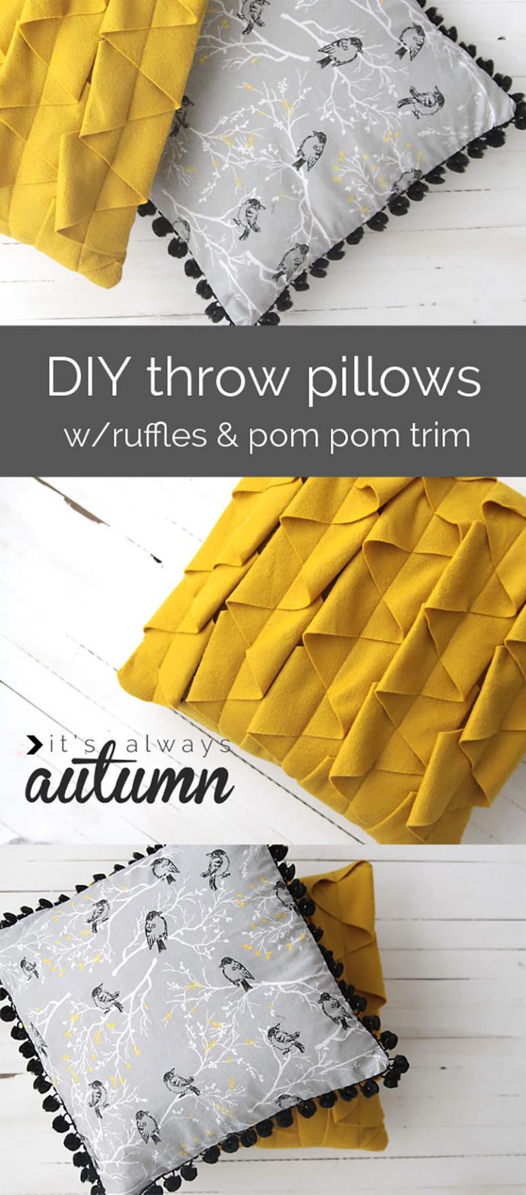 Simple Budget Friendly DIY Throw Pillows - The Cottage Market