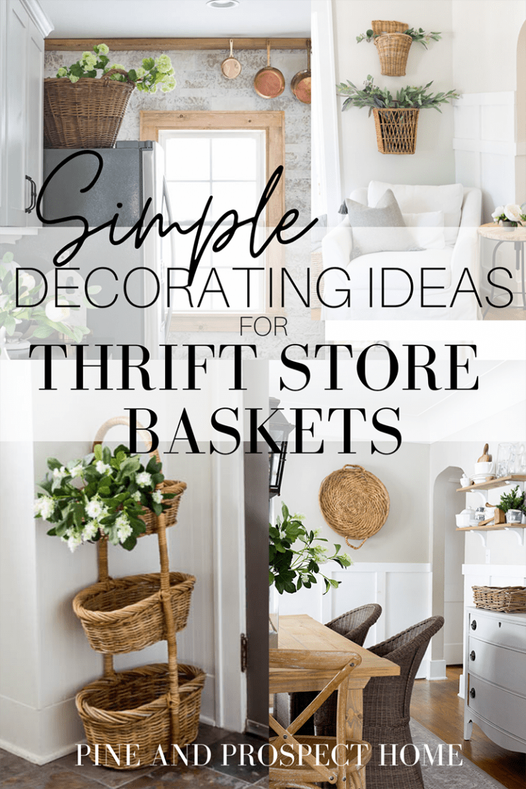 Adding Farmhouse Charm by Decorating With Baskets - The Cottage Market