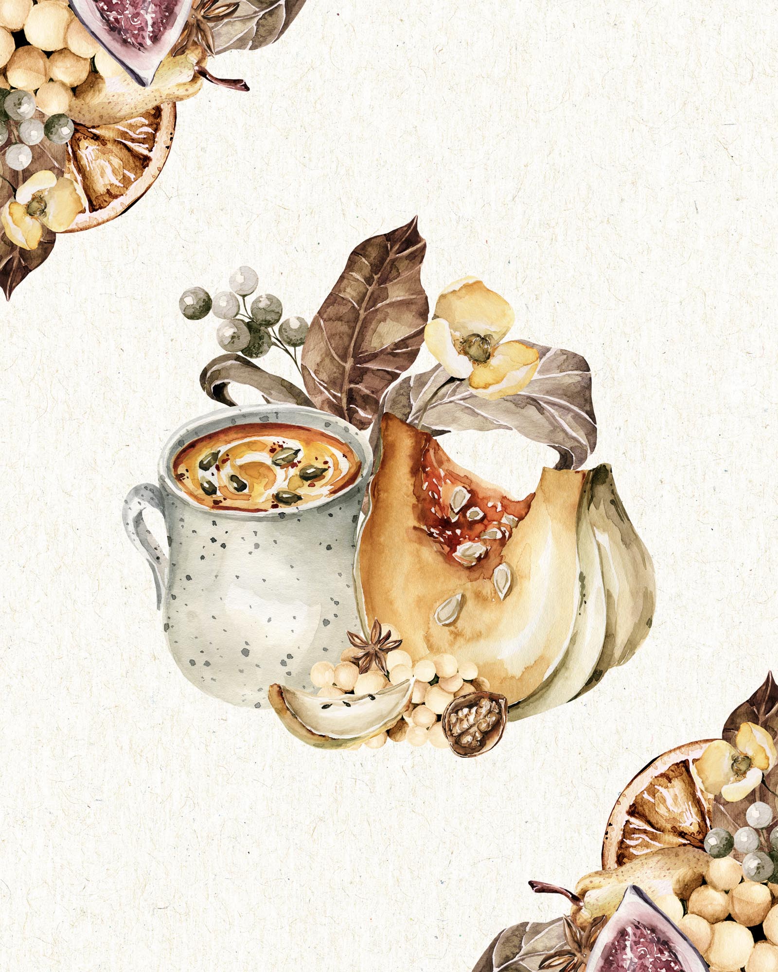 Free Printable Farmhouse Fall Kitchen Vignettes Part Two - The Cottage ...