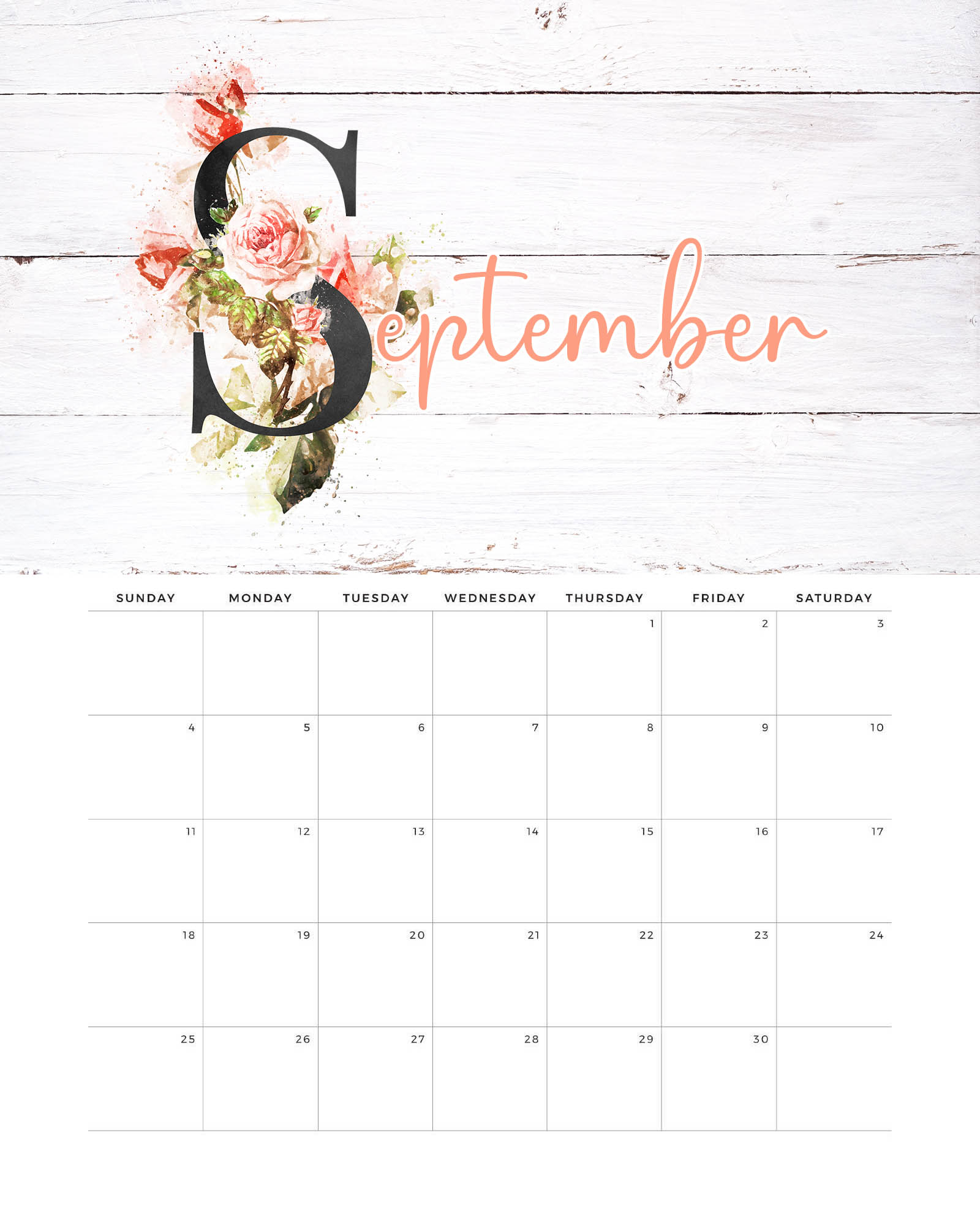 Free Printable 2022 Farmhouse Calendar - The Cottage Market